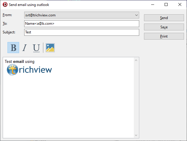 Demo How To Send Emails Using Outlook TRichView Blog